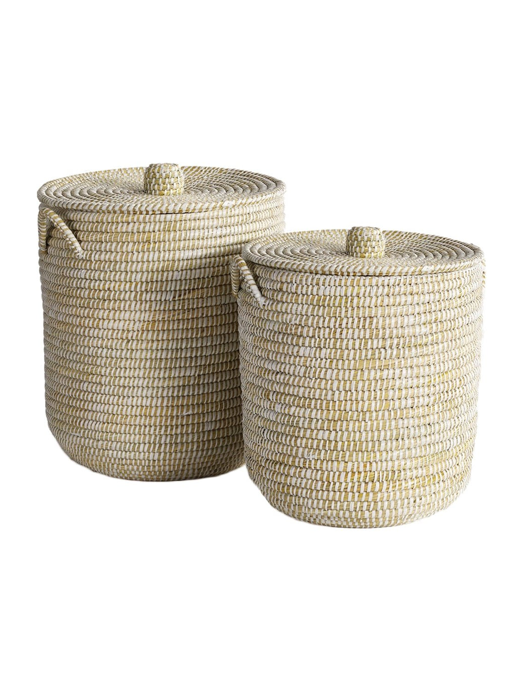Solomon Lidded Baskets | Set of 2 – House of Jade Home