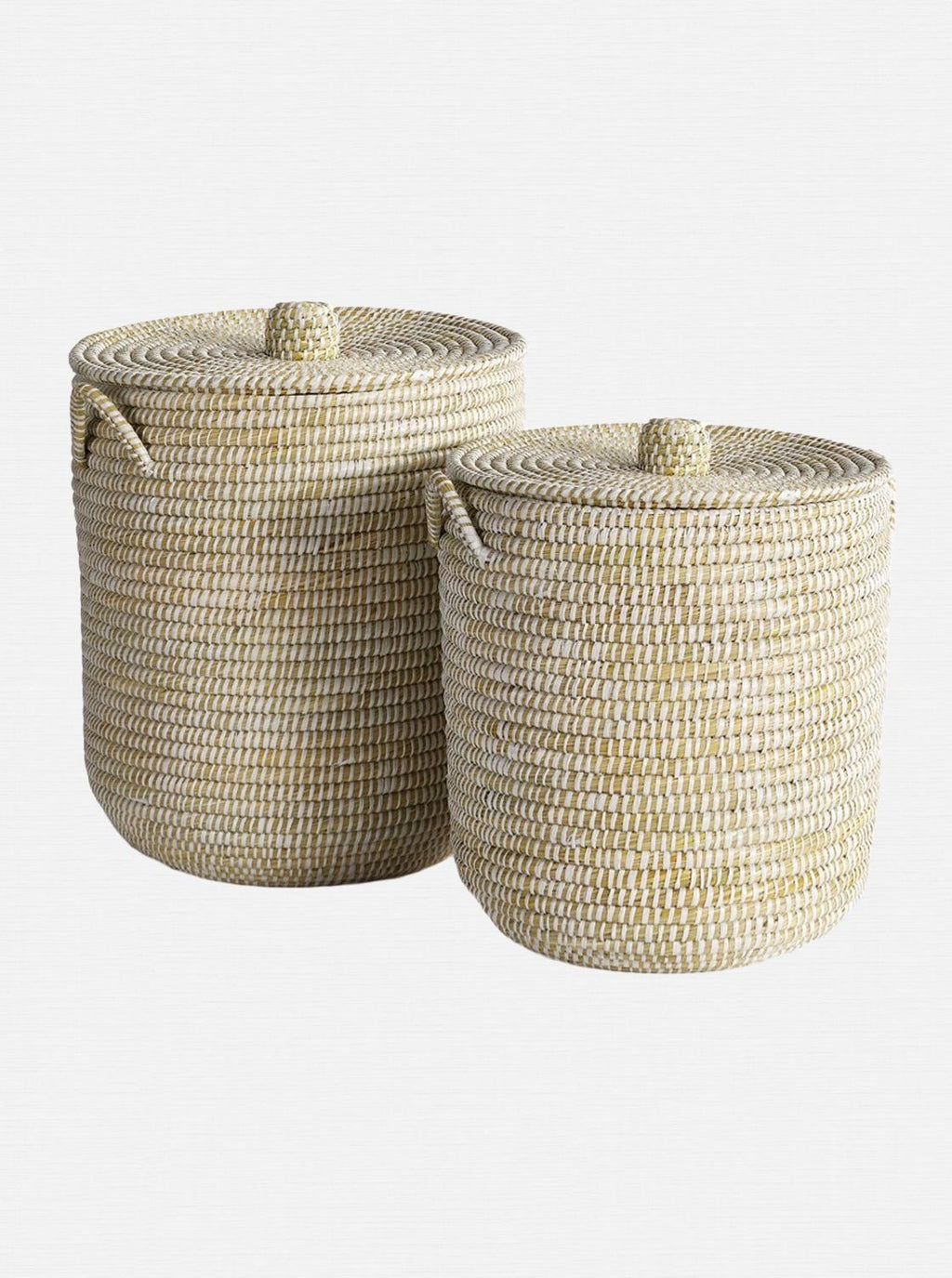 Solomon Lidded Baskets | Set of 2 – House of Jade Home