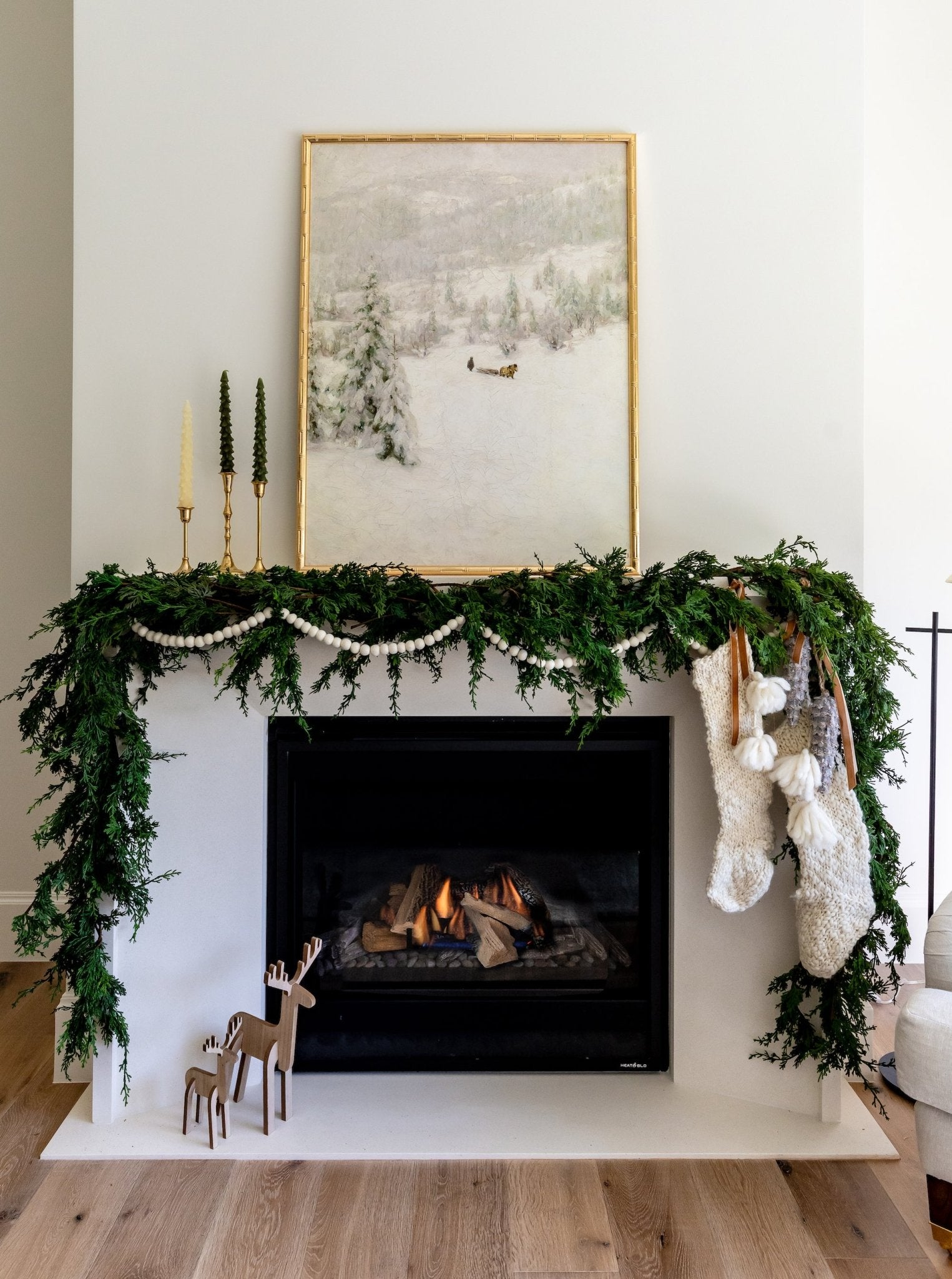 Tree Taper Candles | Festive Holiday Candles with Rustic Charm – House ...